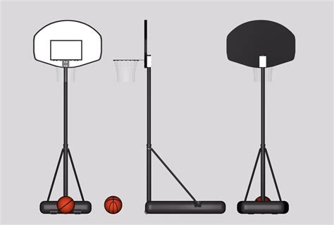 Portable Basket Ball Goal Model FBX Format D Sports ModelsPoser World Digital Content Store For