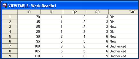 SAS IF Then Else Statements