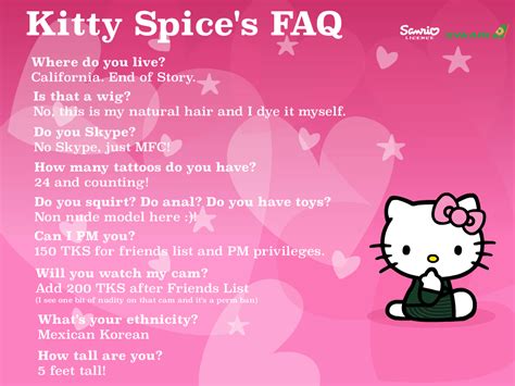 Kittyspices Homepage On