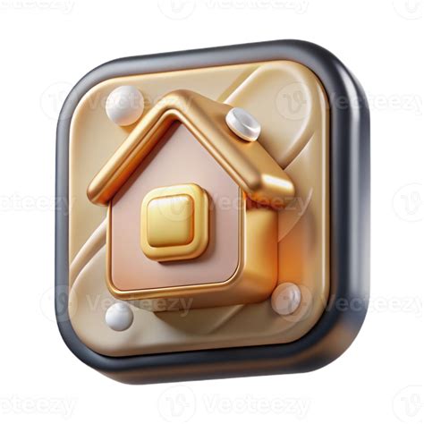 Dramatic Modern Smart Home User Interface Icon Isolated For App Design High Resolution 58616925 Png