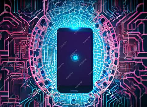 Premium Ai Image Inner Structure Of Cpu Technology Red