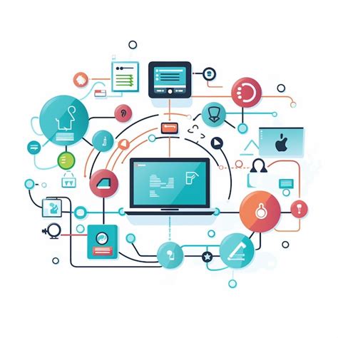 premium vector internet network communication web technology computer