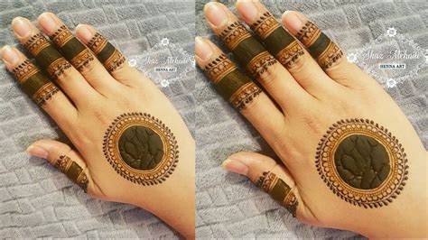 Simple Mehndi Design For Eid Tikki Printables Templates Free