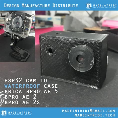 Jual Esp32 Cam To Waterproof Case Brica Bpro Shopee Indonesia