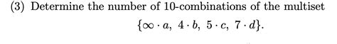 Solved 2 Use Combinatorial Reasoning To Prove The Identity