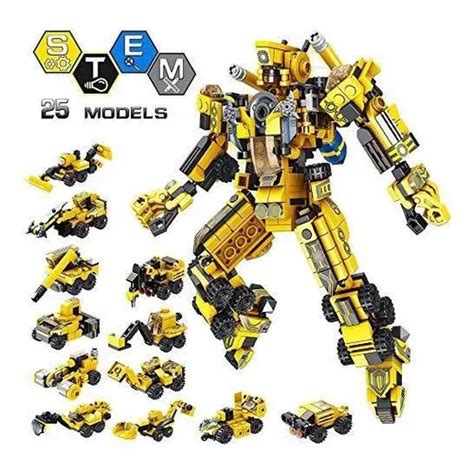 Legos Bricks Vatos Stem Building Toys 573 Pcs Robot Stem T Cuotas