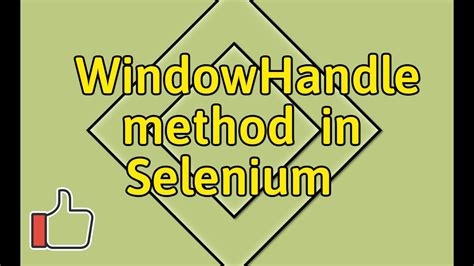 How To Handle Multiple Windows In Selenium Getwindowhandle And Getwindowhandles Youtube