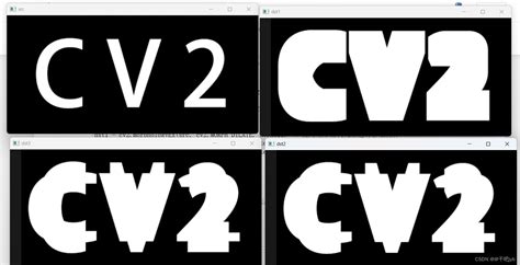 Opencv图像处理技术（形态学操作）opencv形态学操作中构造结构体的元素设置为对于1的值会怎么样 Csdn博客