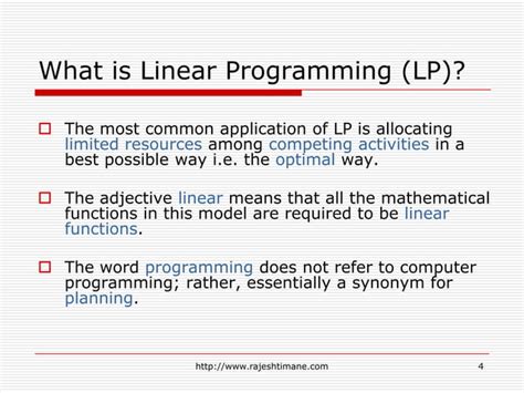 linear programming graphical method feasibility pptx programming
