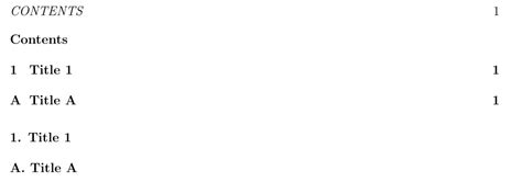 Overlapped Appendices In Table Of Contents TeX LaTeX Stack Exchange