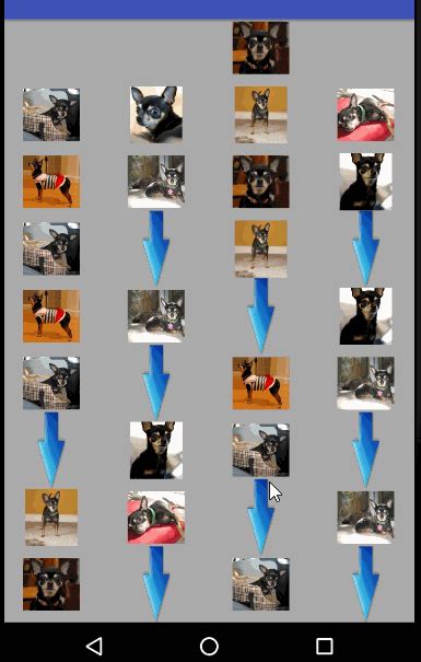 Android Adding Views Between Items In Gridview Stack Overflow