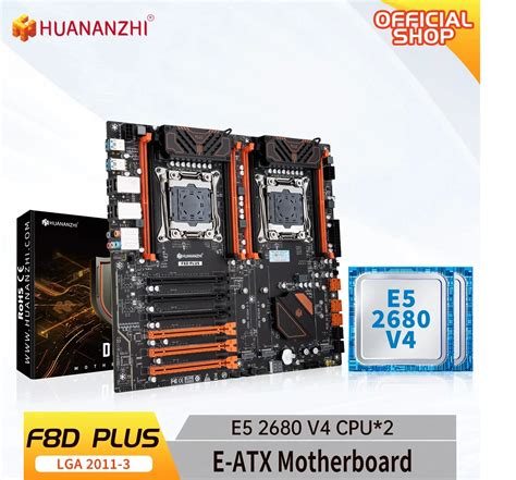 Комплект материнская плата X99 Huananzhi E5 2680v 4 Ddr4 64gb Reg Ecc — отзывы покупателей