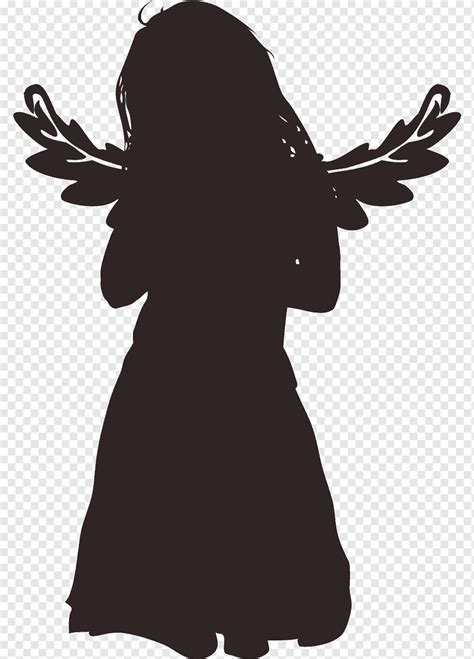 Картинки ангел силуэт
