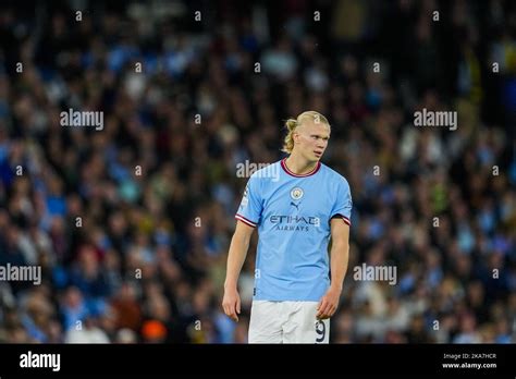 Manchester United Kingdom 20220914 Manchester Citys Erling Braut Haaland During The Champions