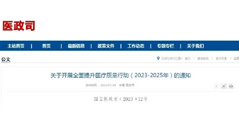 医疗质量提升行动计划要点