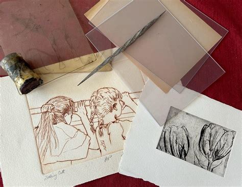This Class Is Full Dry Point Etching Sweet Art Emporium