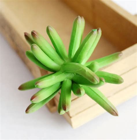 Мини Искусственные влагозапасающие растения для украшения дома зеленый пластик искусственный