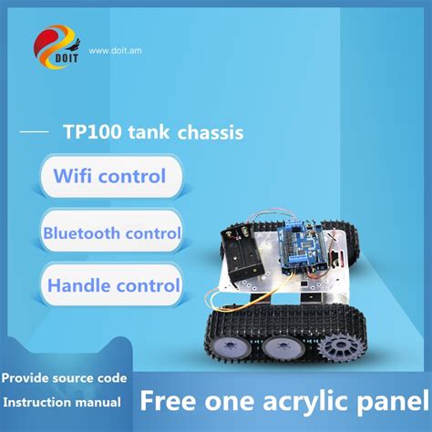 Szdoit Wifibluetoothhandle Control Metal Mini Tp100 Smart Tracked Rc