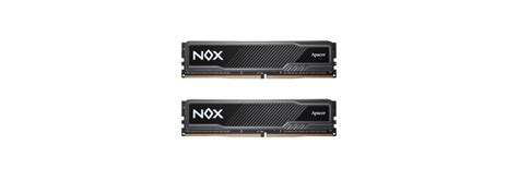 Apacer Nox 16go 2x 8go Ddr4 3200 Mhz Cl16 Black Mémoire Vive Ddr4