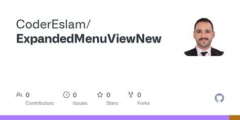 Github Codereslam Expandedmenuviewnew