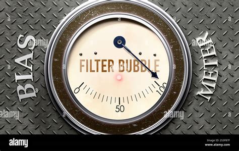 Filter Bubble And Bias That Is Hitting A Full Scale Showing A Very