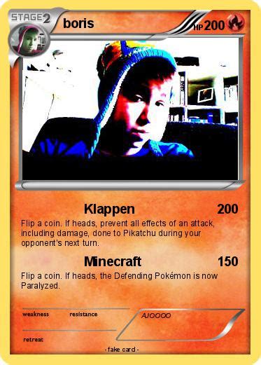 Pokémon Boris 76 76 Klappen My Pokemon Card