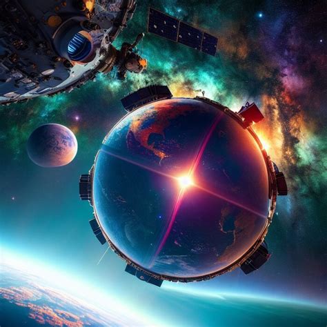 Космос глазами искусственного интеллекта Пикабу