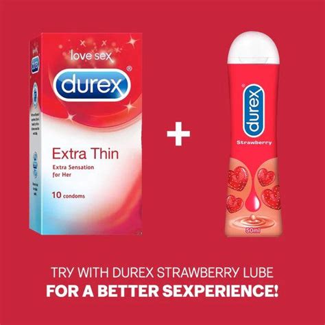 Durex Extra Thin 10 Condoms 10s Cosmetic Holic