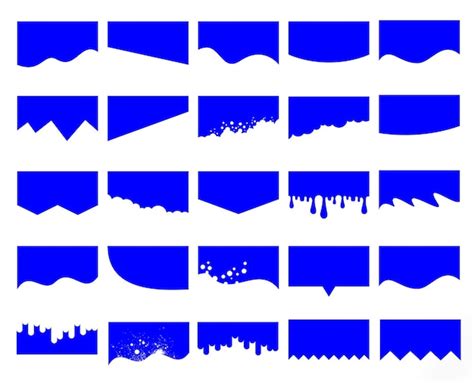 Premium Vector Divider Or Separator Collection For Website Banner App Poster Different Divider