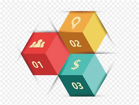 矢量创意彩色正方体信息结构图PNG图片素材下载 图片编号ypamrrra 免抠素材网