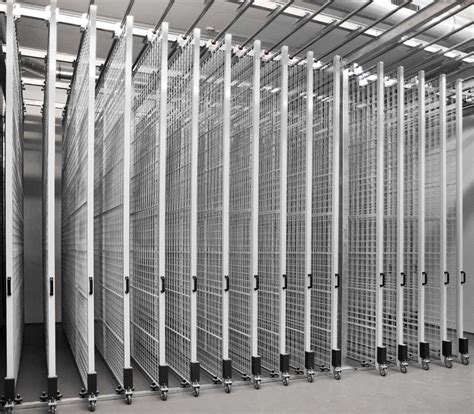 Suspended Systems Pullout Storage Rack Art Hanging Systems