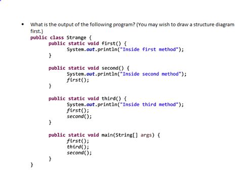 Solved What Is The Output Of The Following Program You May Chegg