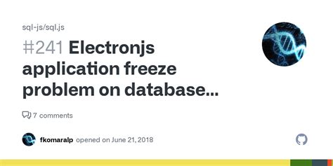 Electronjs Application Freeze Problem On Database Reading · Issue 241