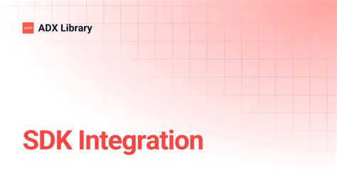 Sdk Integration Adx Library