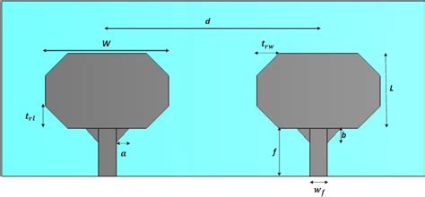 Schematic Geometry Of The Proposed Array Antenna Download Scientific Diagram