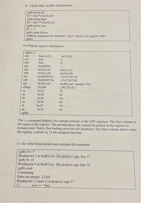 Solved This Project Helps You To Use Gdb The Gnu Debugger