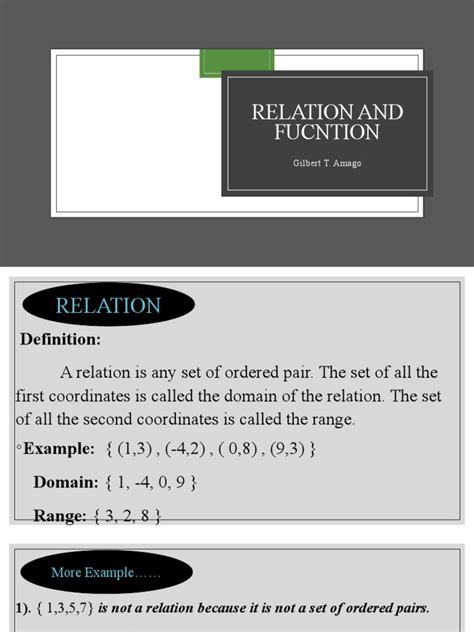 Relation And Fucntion Pdf Mathematics Mathematical Concepts