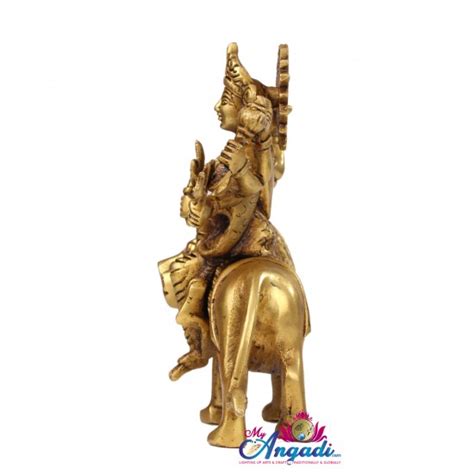 Durga Devi Brass Statue