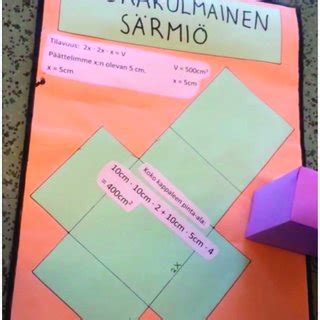 The Demonstration Of A Right Rectangular Prism As A Part Of The Project Download Scientific