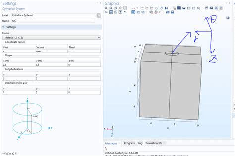Plot Result In A Cylindrical Coordinate In Comsol Eng Tips