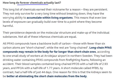 Forever Chemicals PFAS ALPHA AFFAIRS