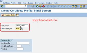 SAP QM How To Create Certificate Profile In SAP