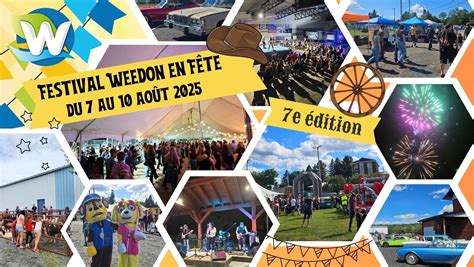Festival Weedon En FÊte 2025 Mrc Du Haut Saint François