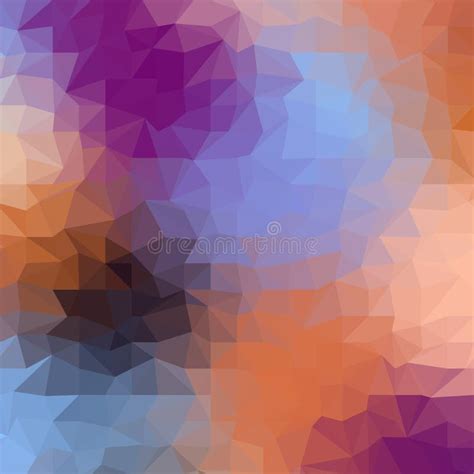 Geometric Abstract Pattern In Low Poly Style Stock Illustration Illustration Of Pixels Blur