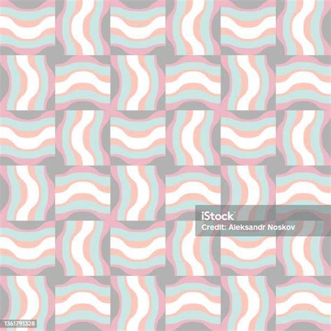 간단한 추상적 인 매끄러운 패턴 모든 표면에 대한 악센트 0명에 대한 스톡 벡터 아트 및 기타 이미지 0명 1960 1969 년 1970 1979 년 Istock