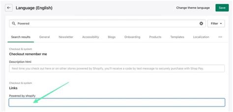 How To Remove Powered By Shopify From Your Store Footer Methods Ecommerce Platforms Com
