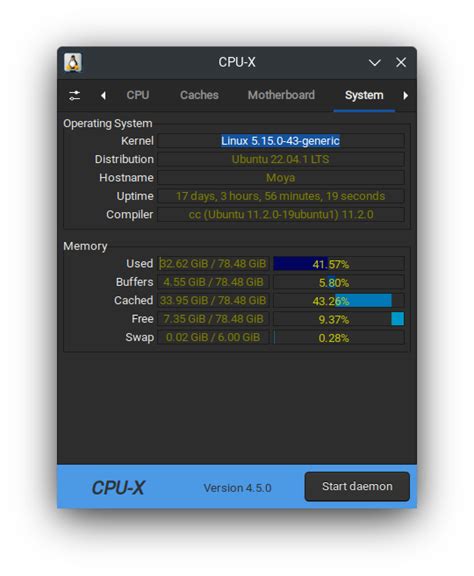 Cpu X Linux System Profiling And Monitoring Bioslevel