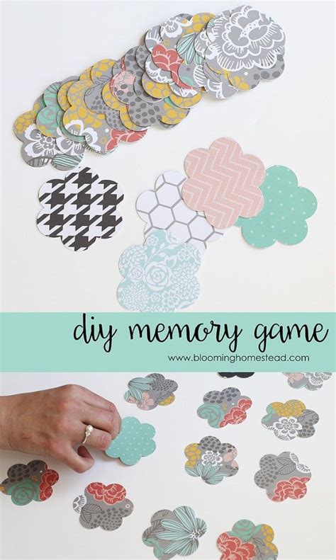 DIY Memory Game Memory Games Crafts Diy Baby Headbands
