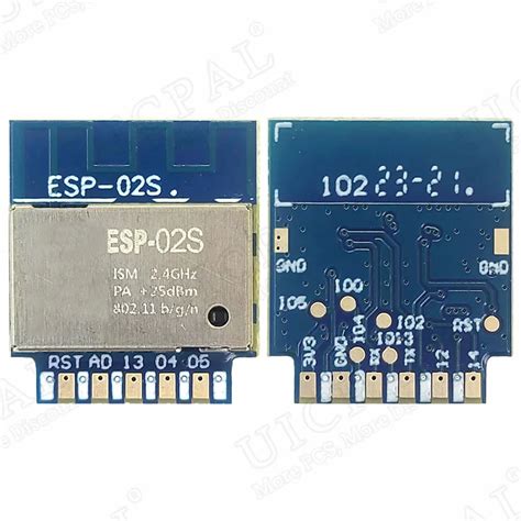 Esp 02s Serial Wireless 2 4g Wifi Module Transceiver For Smart Home Industrial Iot 1mbit