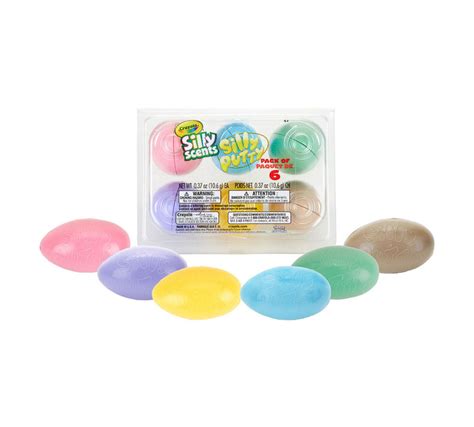 Silly Putty Silly Scents Sweet 6 Count Crayola